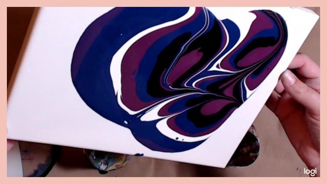 Acrylic Pouring Puddle Pour Painting {simple + beautiful} - Homebody Hall