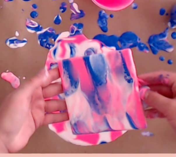 Acrylic Pouring Dip Painting Method Tutorial - Homebody Hall