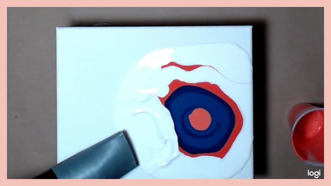 Acrylic Dutch Pour Video Tutorial and Instructions - Homebody Hall
