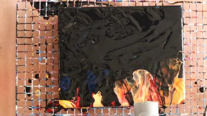 Best Way to Create a Fire Painting [Fast + Easy!] - Homebody Hall