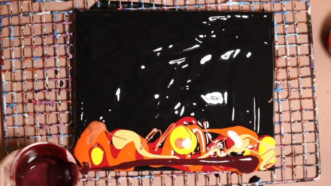 Best Way to Create a Fire Painting [Fast + Easy!] - Homebody Hall