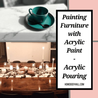 Painting Furniture with Acrylic Paint: Perfect Pour Paint Table Top ...